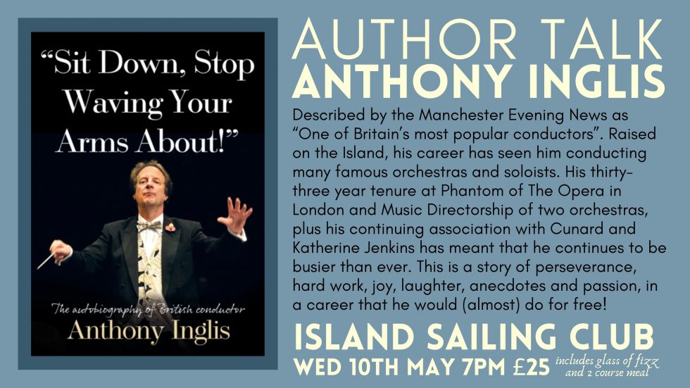 Anthony Inglis, author talk with two course meal - Medina Book Shop
