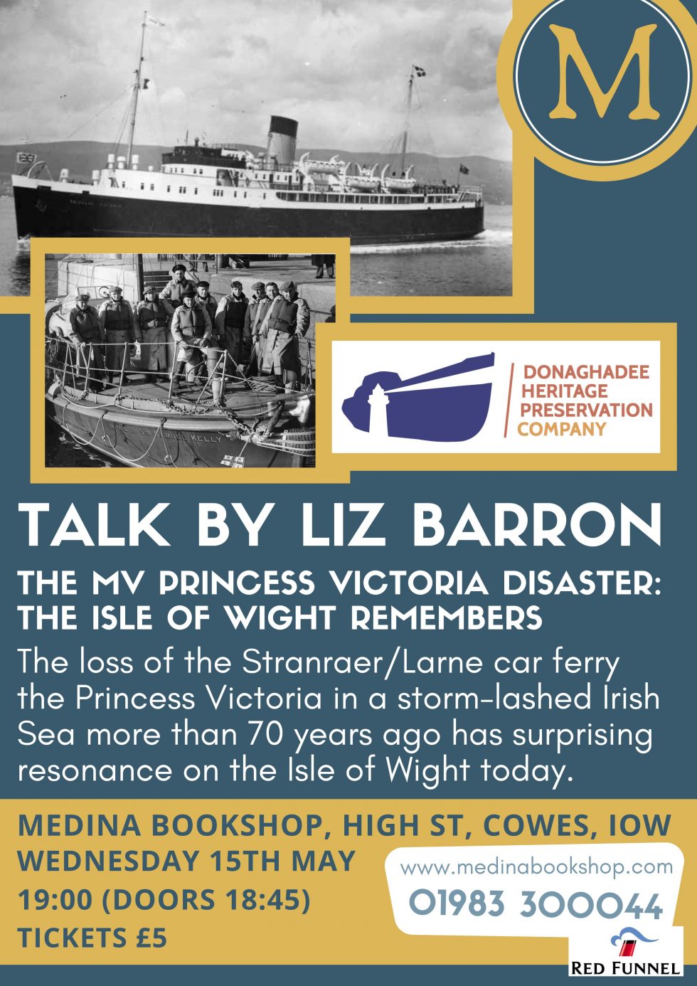 Talk by Liz Barron: The MV Princess Victoria Disaster: The Isle of ...